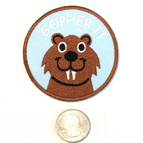 Accessories | Gopher It Patch Iron On Diy Expression Funny Cute | Poshmark